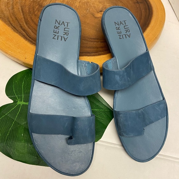 Naturalizer | Shoes | Naturalizer Blue Wrap Around Toe Sandals | Poshmark